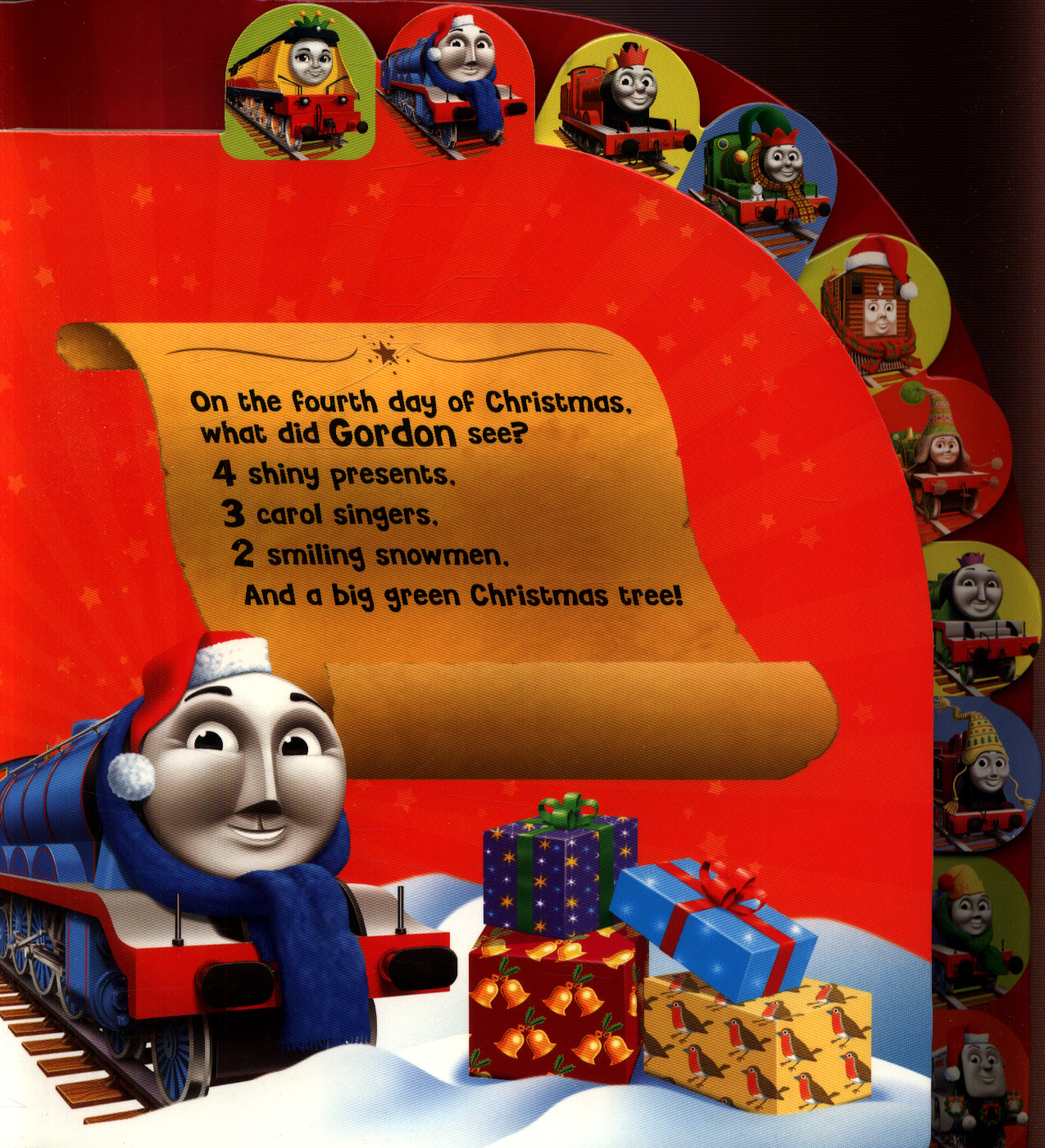 The 12 engines of Christmas : sing along with Thomas and his friends!