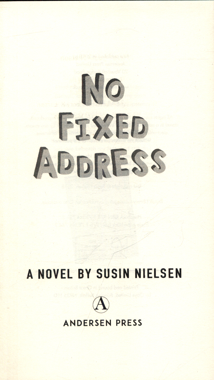 No fixed address by Nielsen, Susin (9781783447213) | BrownsBfS