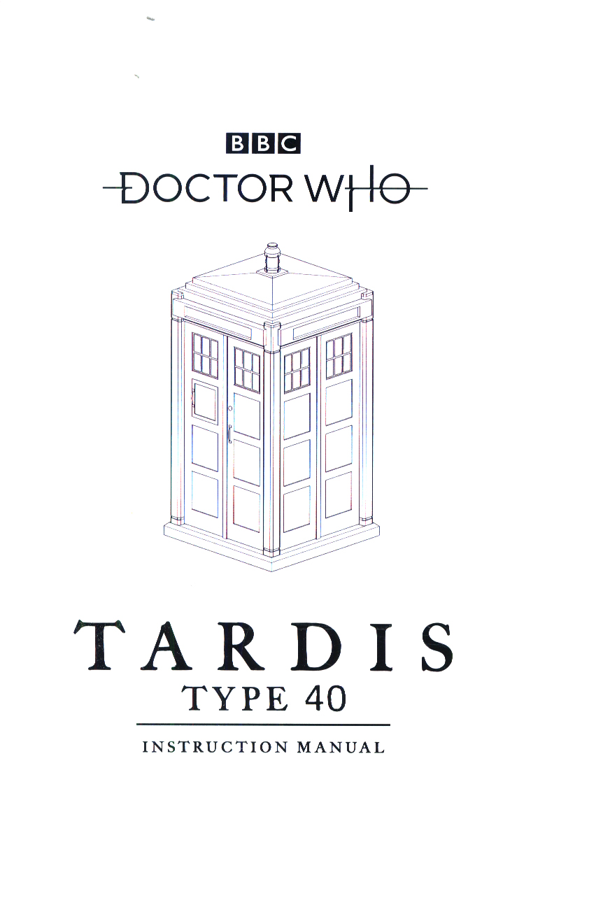 Doctor Who: TARDIS Type 40 Instruction Manual by Atkinson, Richard ...
