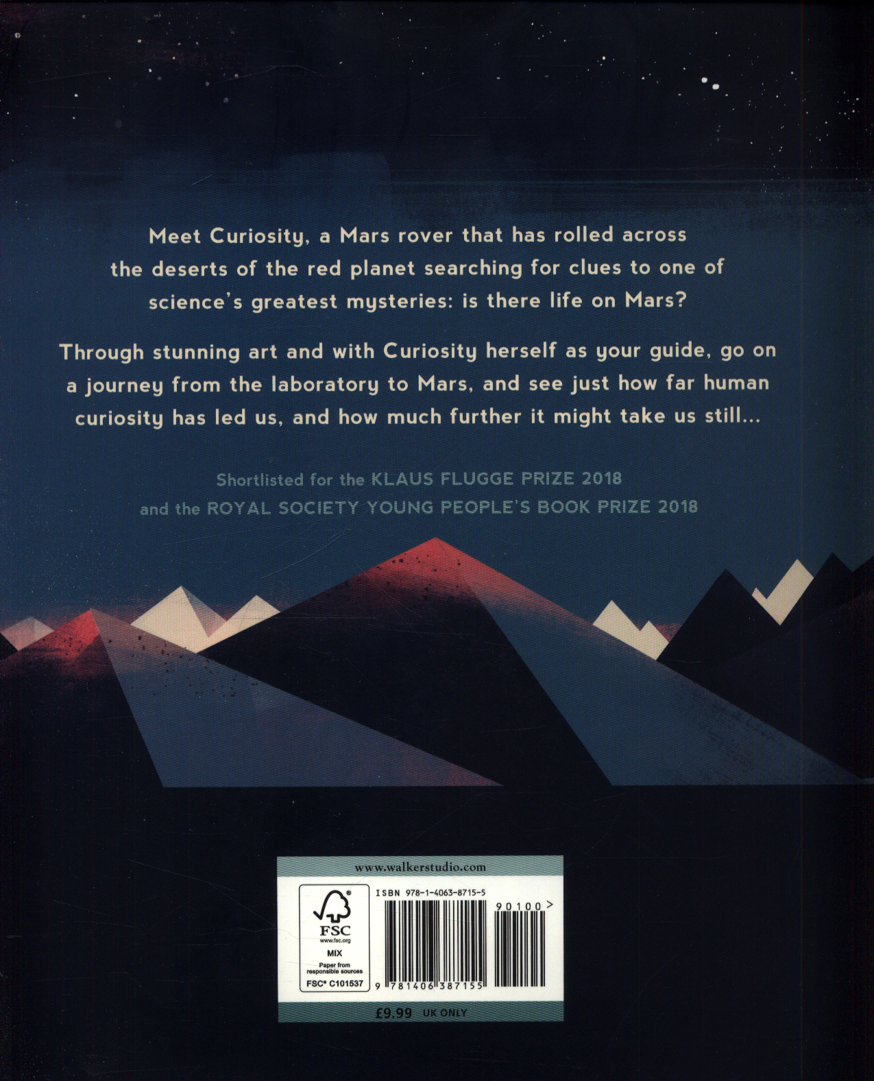 Curiosity: The Story of a Mars Rover by Motum, Markus (9781406387155 ...