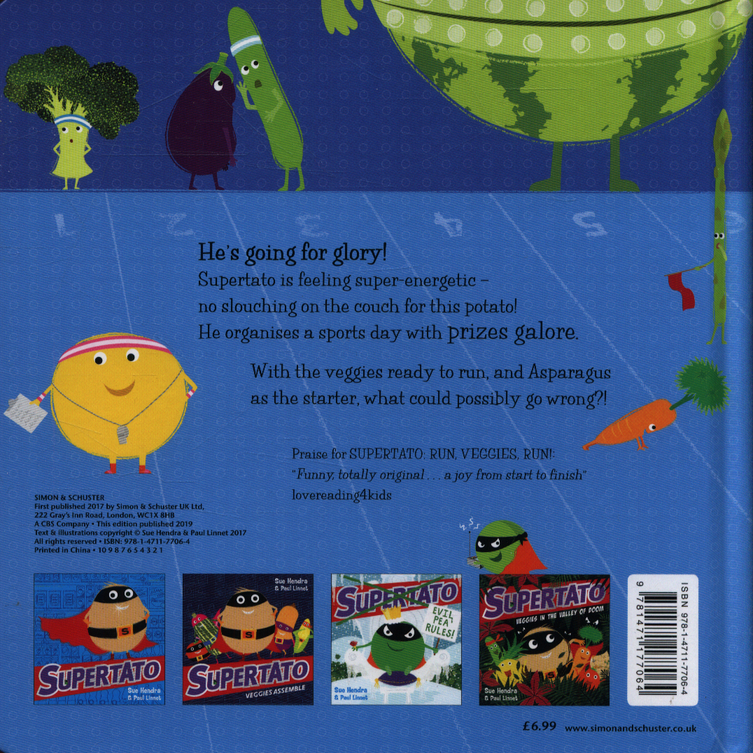 Supertato Run Veggies Run by Hendra, Sue (9781471177064) | Browns Books