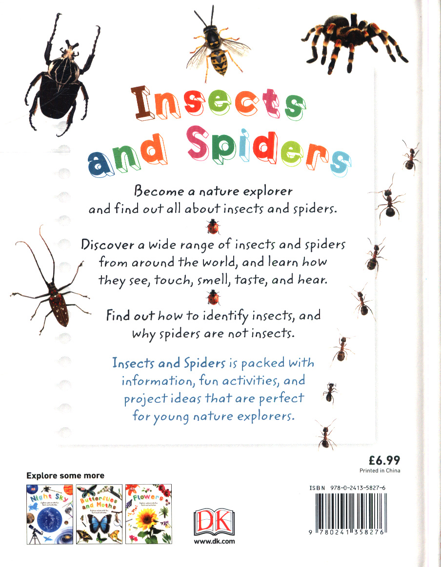 Insects and spiders by DK (9780241358276) | BrownsBfS