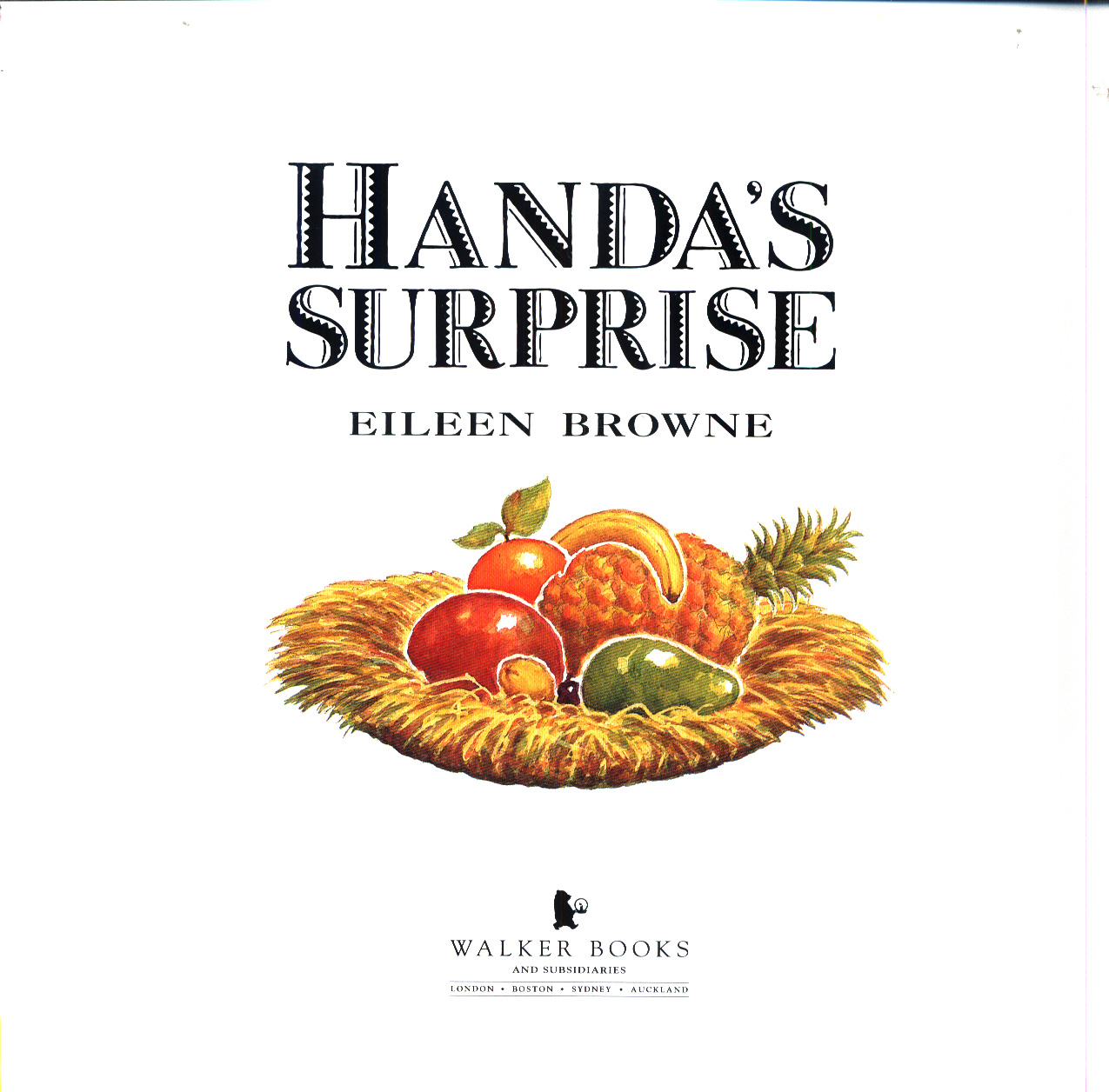 Handa's surprise by Browne, Eileen (9781406388510) | BrownsBfS