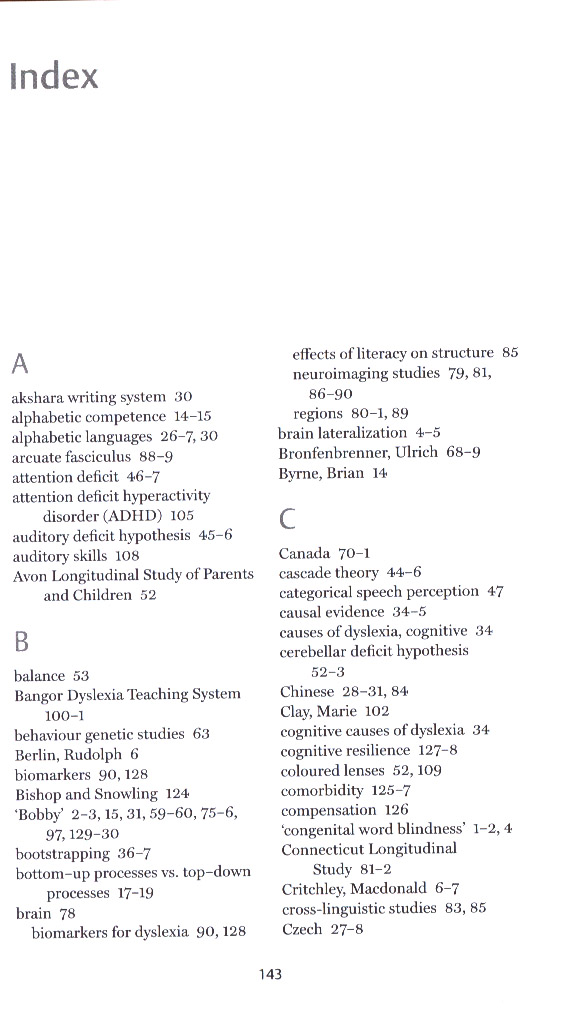 Dyslexia by Snowling, Margaret J. (CBE, Professor in the Department of ...