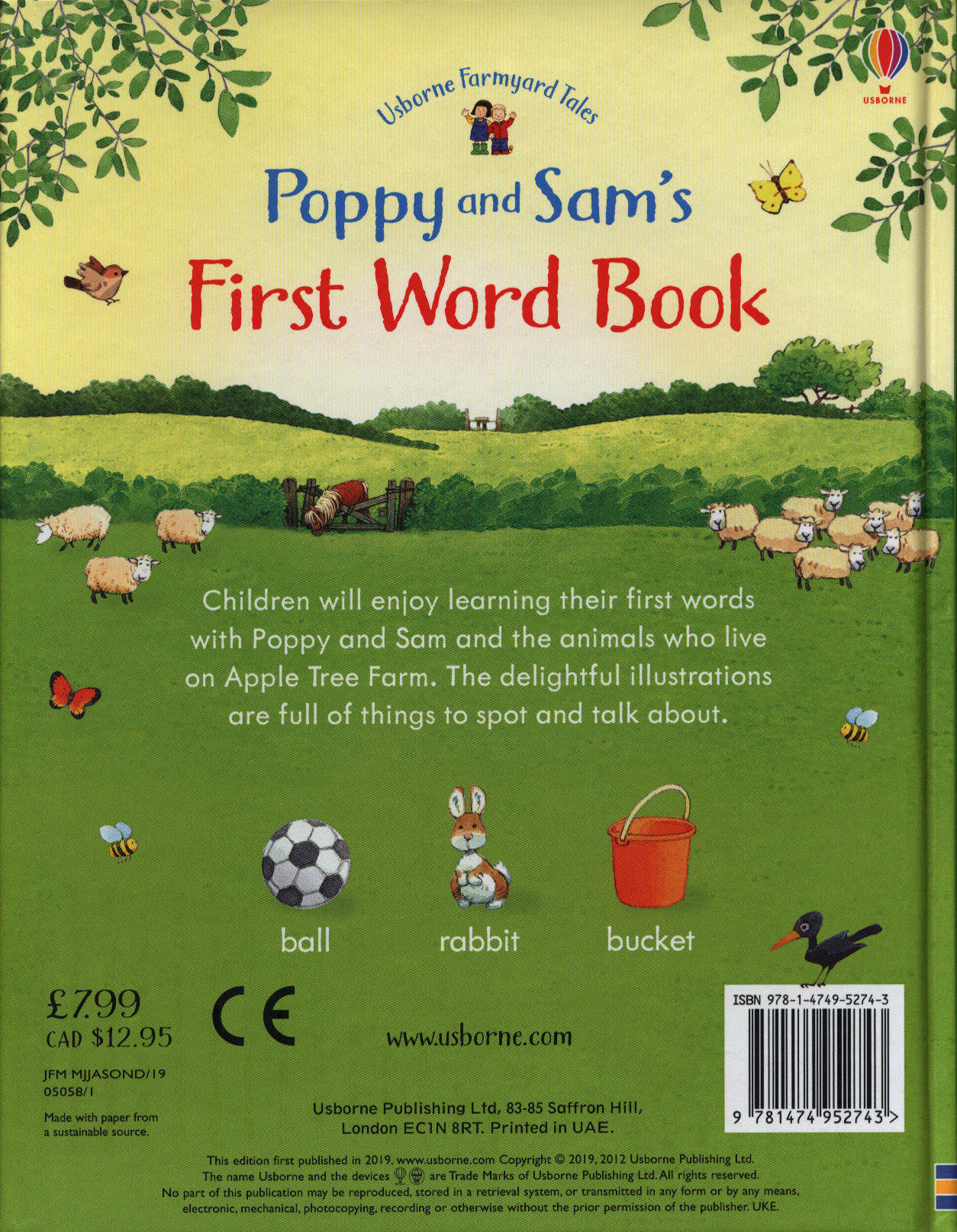 Poppy and Sam's First Word Book by Amery, Heather (9781474952743 ...