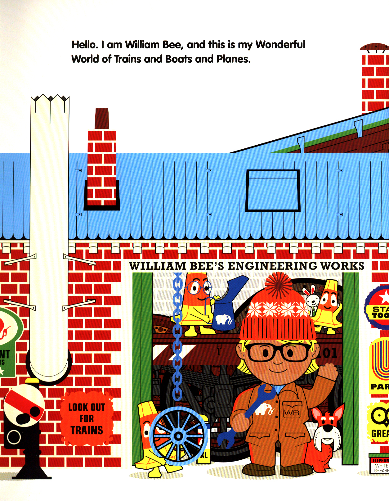 William Bee's Wonderful World of Trains, Boats and Planes by Bee ...