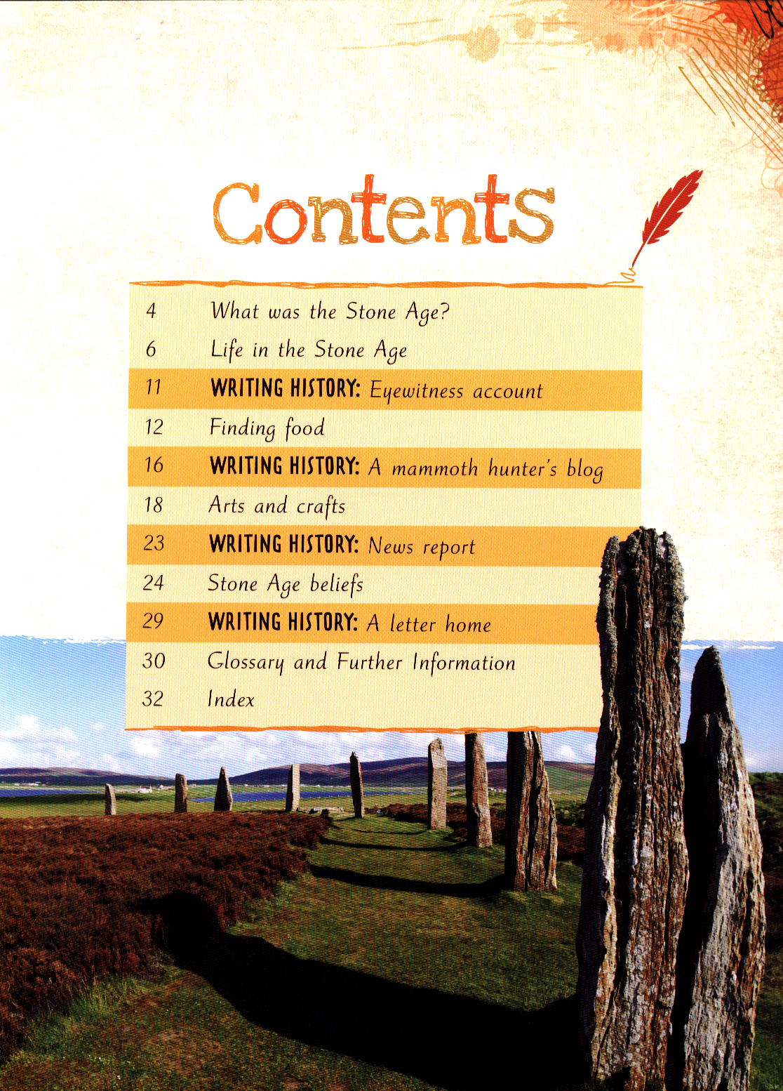 Writing History: Stone Age by Ganeri, Anita (9781445153117) | Browns Books