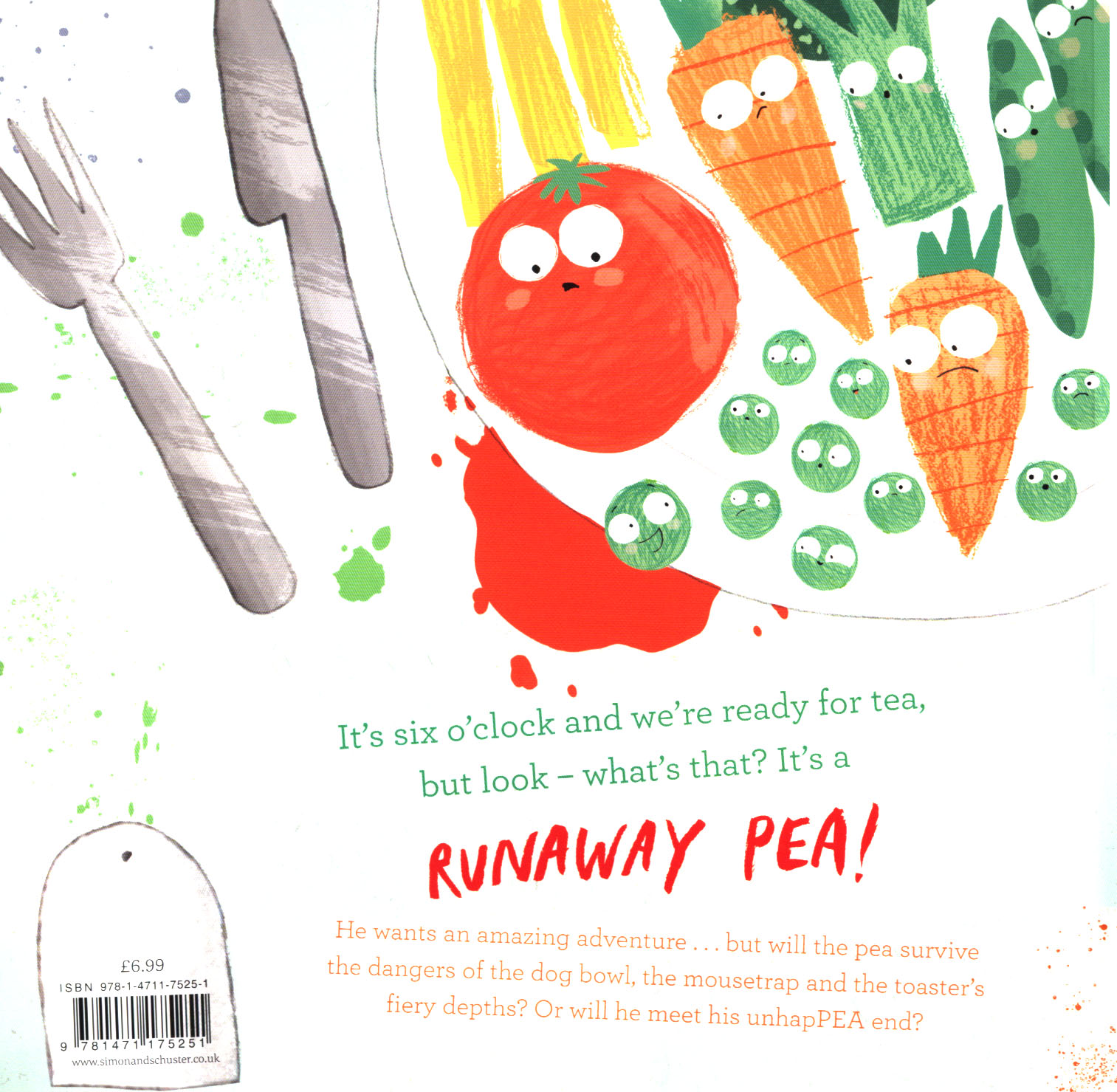 The runaway pea by Poskitt, Kjartan (9781471175251) | BrownsBfS
