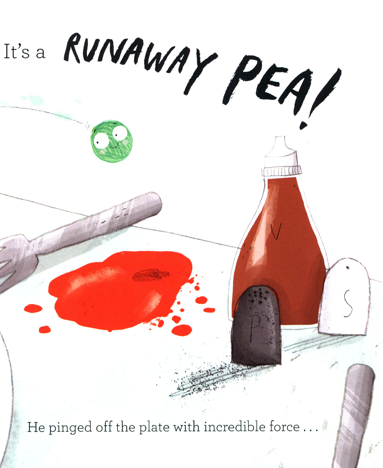 The runaway pea by Poskitt, Kjartan (9781471175251) | BrownsBfS
