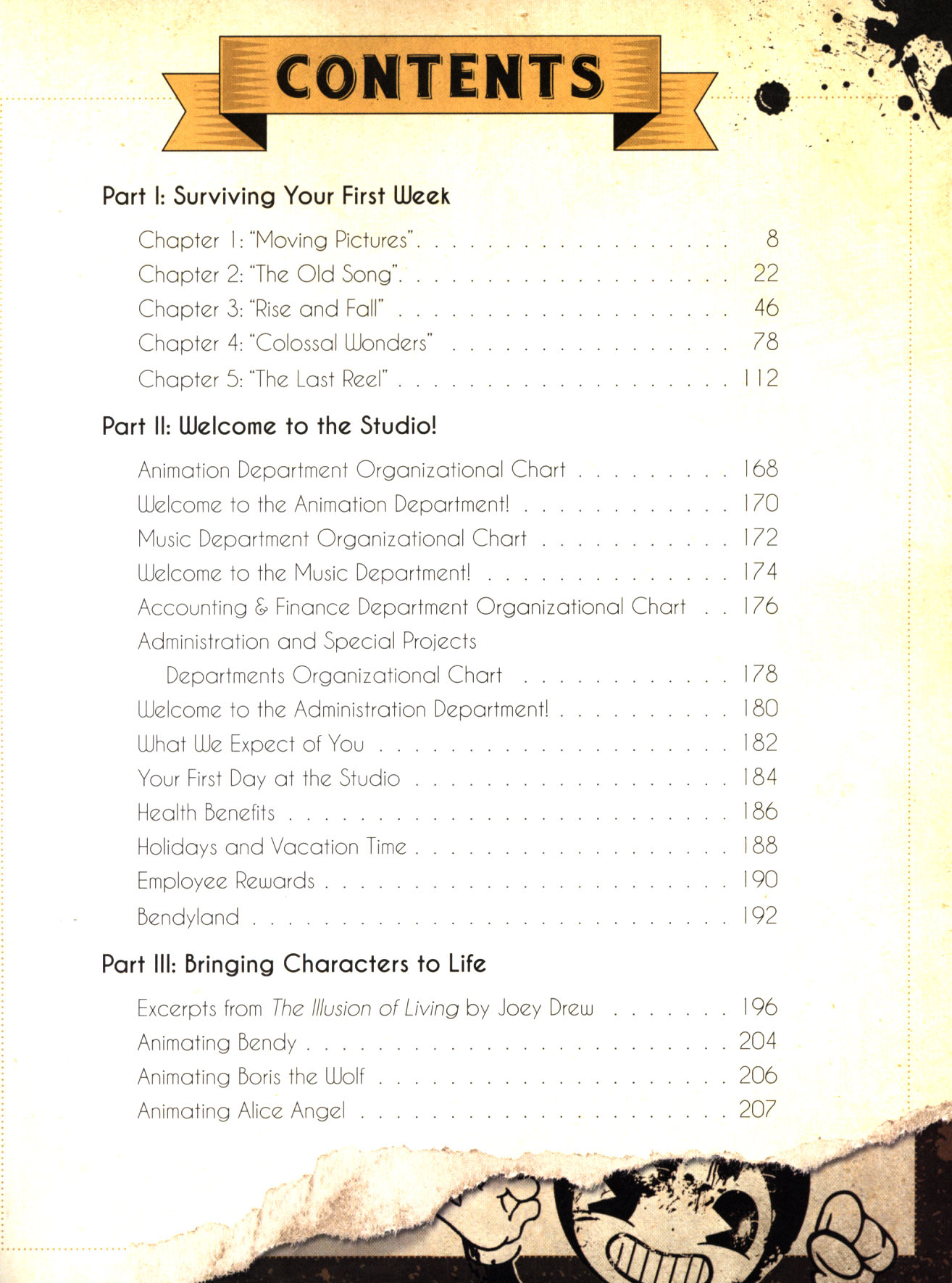 Joey Drew Studios Employee Handbook (Bendy and the Ink Machine) by ...