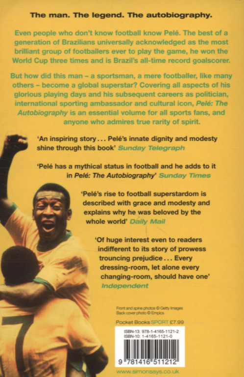 Pele: The Autobiography by Pele (9781416511212) | Browns Books