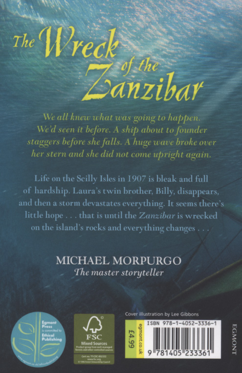The wreck of the Zanzibar by Morpurgo, Michael (9781405233361) | BrownsBfS