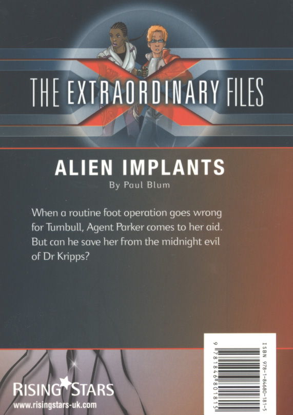 The Extraordinary Files: Alien Implants by Blum, Paul (9781846801815 ...