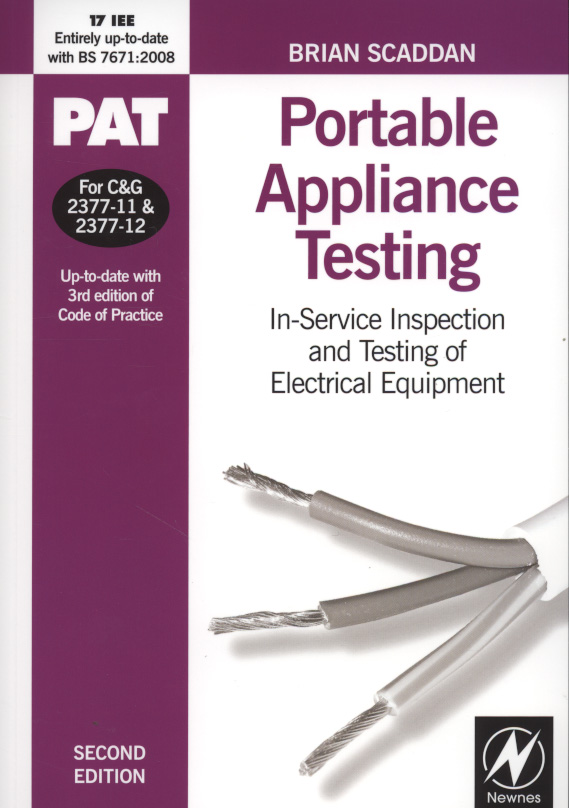 PAT: Portable Appliance Testing by Scaddan, Brian (9780750687362 ...
