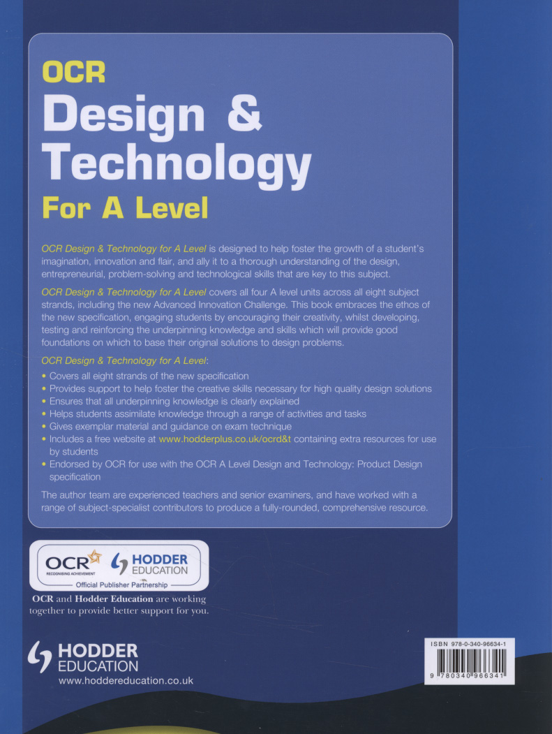 ocr design technology for a level grundy john hallam dennis hopkinson ...