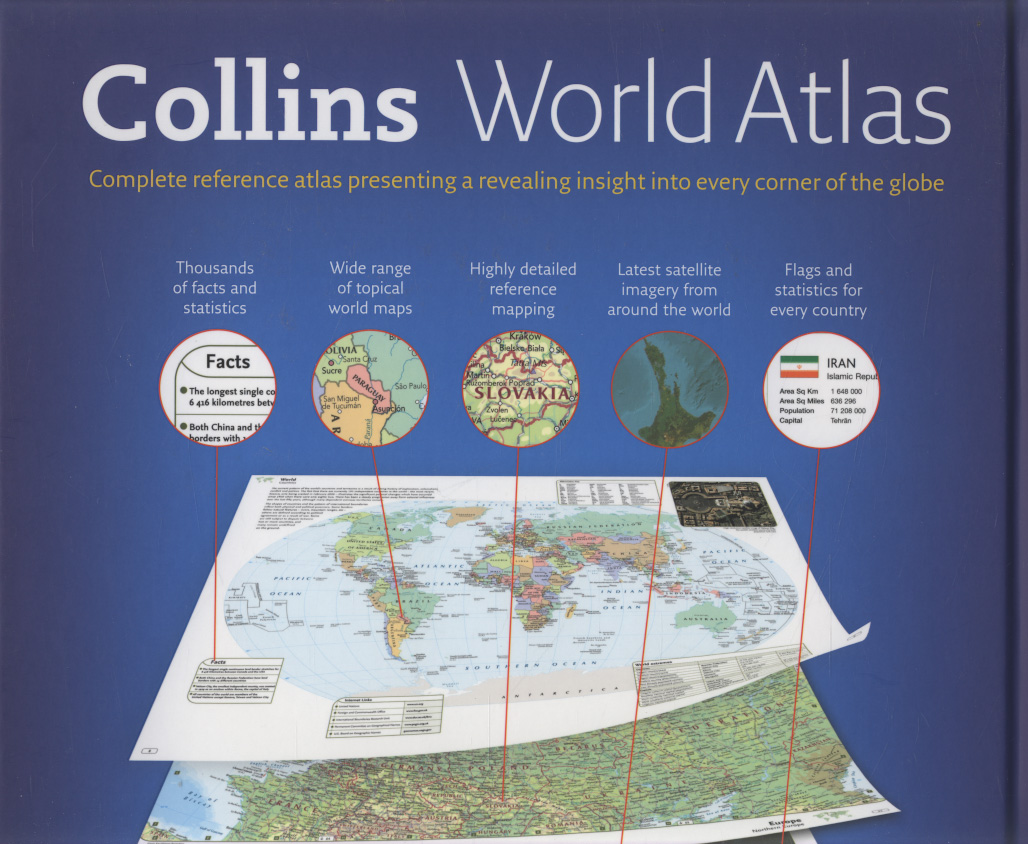 Collins World Atlas (9780007269655) | Browns Books
