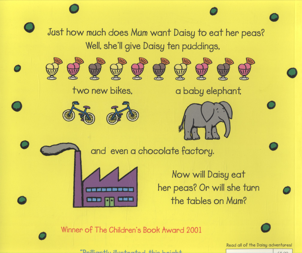 Daisy: Eat Your Peas by Gray, Kes (9781862308046) | Browns Books