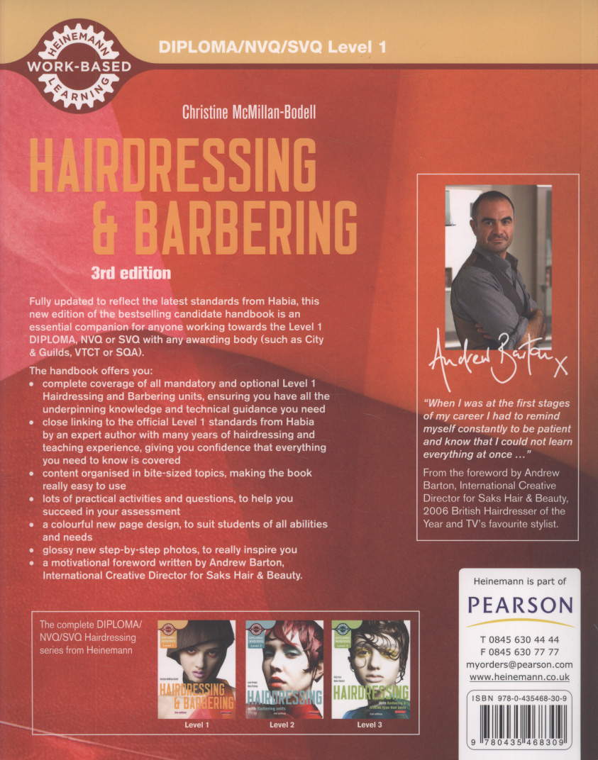 Level 1 (NVQ/SVQ) Certificate in Hairdressing and Barbering Candidate ...