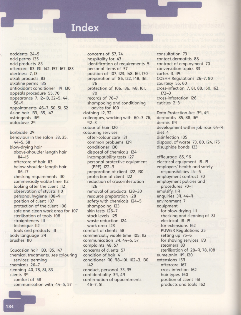 Level 1 (NVQ/SVQ) Certificate in Hairdressing and Barbering Candidate ...