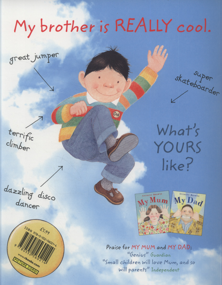 My brother by Browne, Anthony (9780552560214) | BrownsBfS