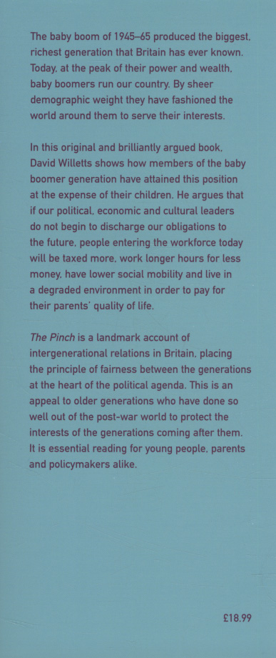 The Pinch by Willetts, David (Author) (9781848872318) | Browns Books