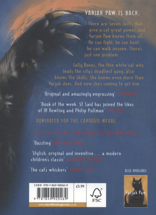 The outlaw Varjak Paw by Said, S. F. (9781849920469) | BrownsBfS