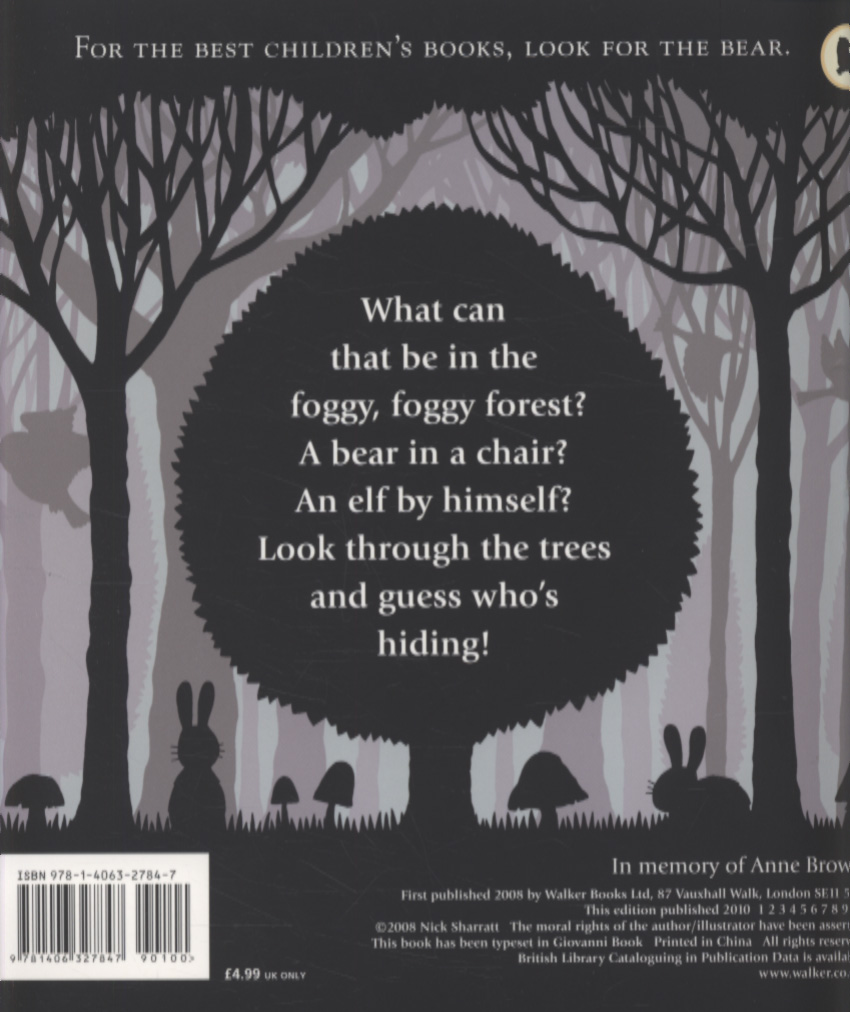 The Foggy, Foggy Forest by Sharratt, Nick (9781406327847) | Browns Books