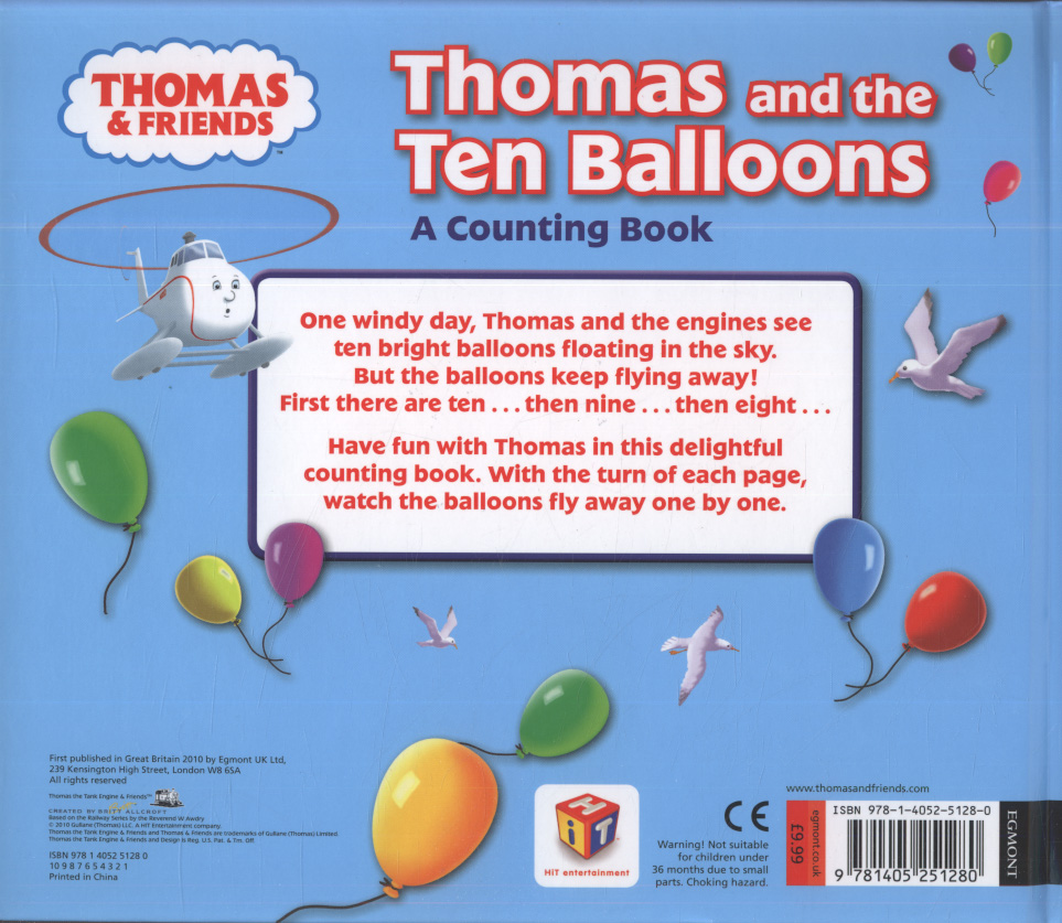Thomas and the ten balloons : a counting book. by Awdry (9781405251280 ...