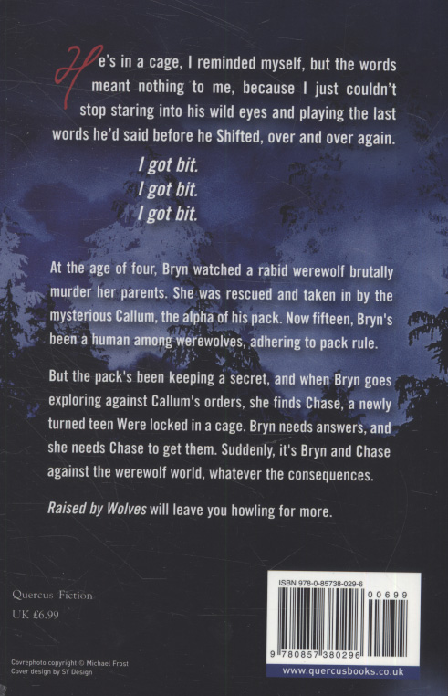 Raised by wolves by Barnes, Jennifer Lynn (9780857380296) | BrownsBfS