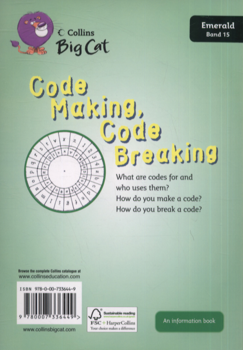 Code Making, Code Breaking : Band 15/Emerald