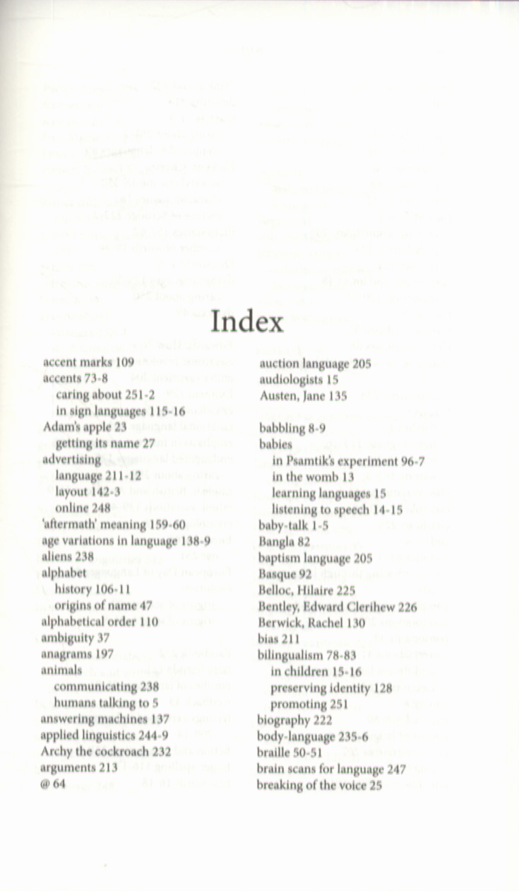 A little book of language