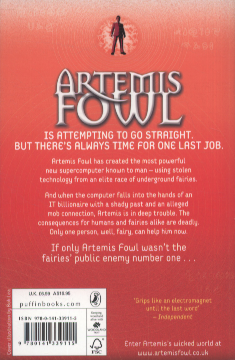 Artemis Fowl and the eternity code by Colfer, Eoin (9780141339115 ...