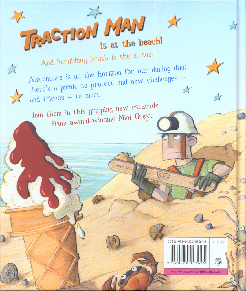 Traction Man and the beach odyssey by Grey, Mini (9780224083645 ...