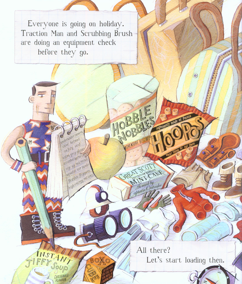 Traction Man and the beach odyssey by Grey, Mini (9780224083645 ...