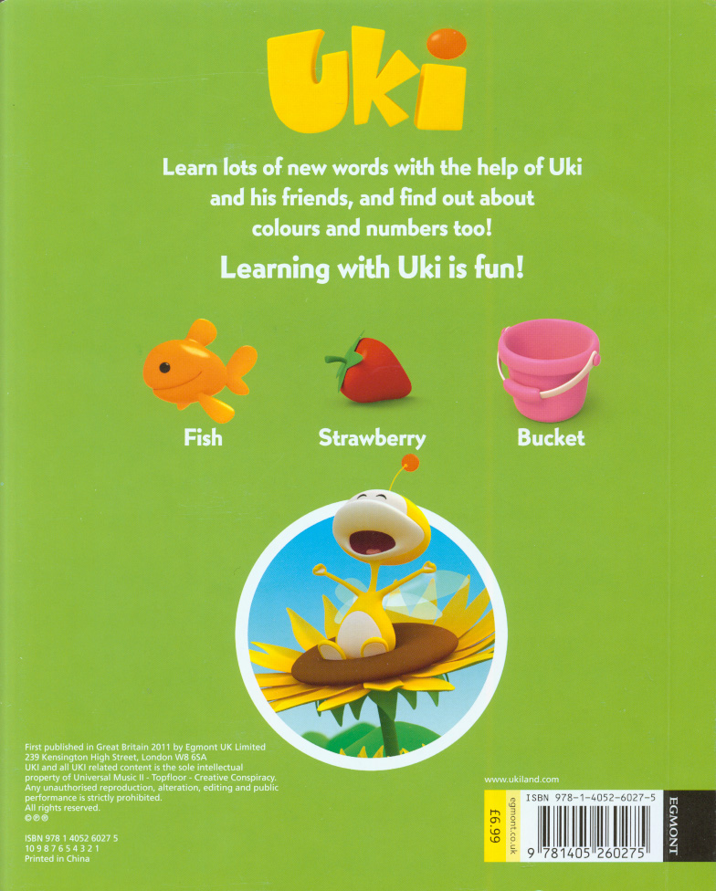 Uki Words, Colours and Numbers (9781405260275) | Browns Books