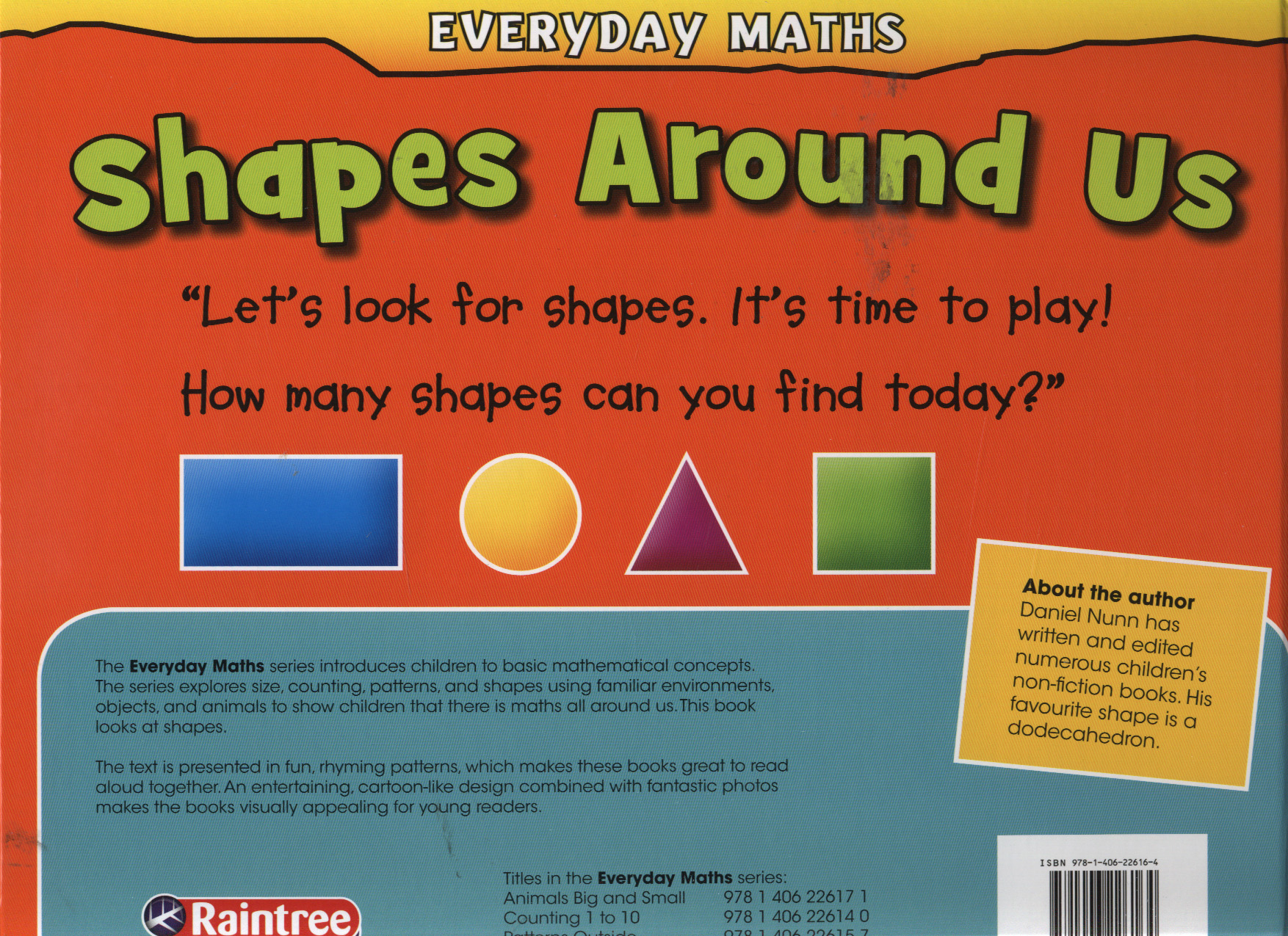 Shapes around us by Nunn, Daniel (9781406226164) | BrownsBfS