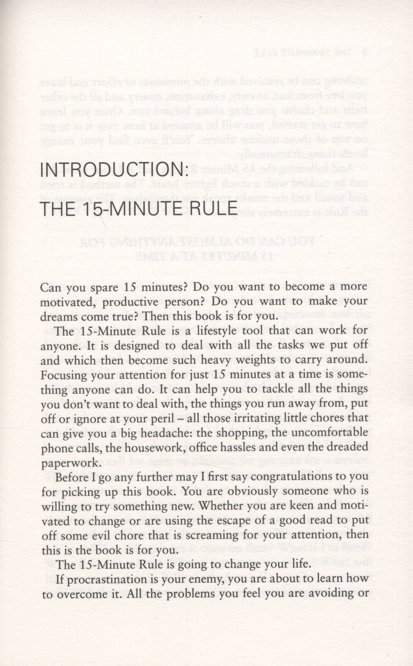 The 15 Minute Rule by Buchanan, Caroline (9780716022602) | Browns Books