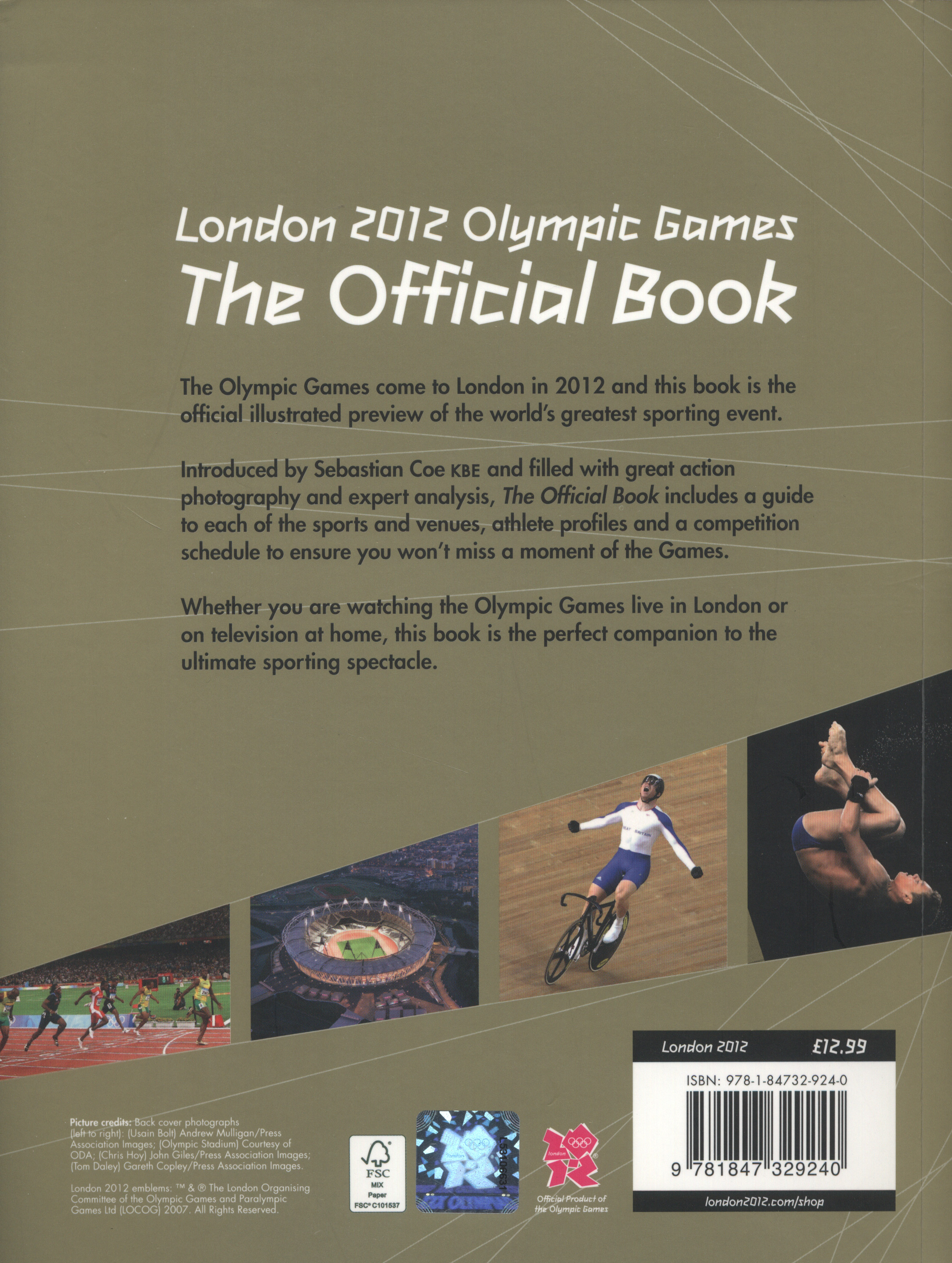 London 2012 Olympic Games: The Official Book by Press Association Sport ...