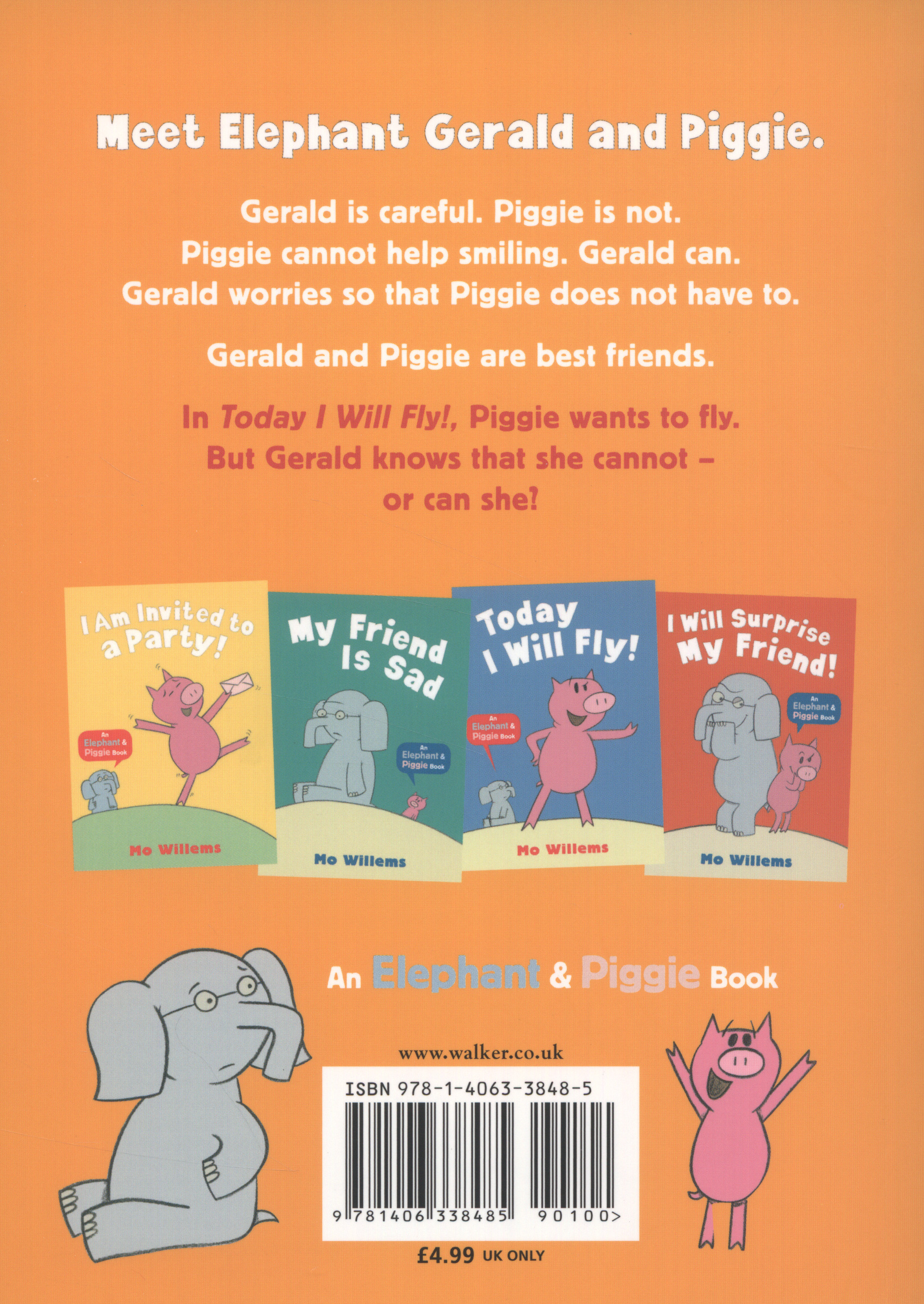 Today I will fly! by Willems, Mo (9781406338485) | BrownsBfS