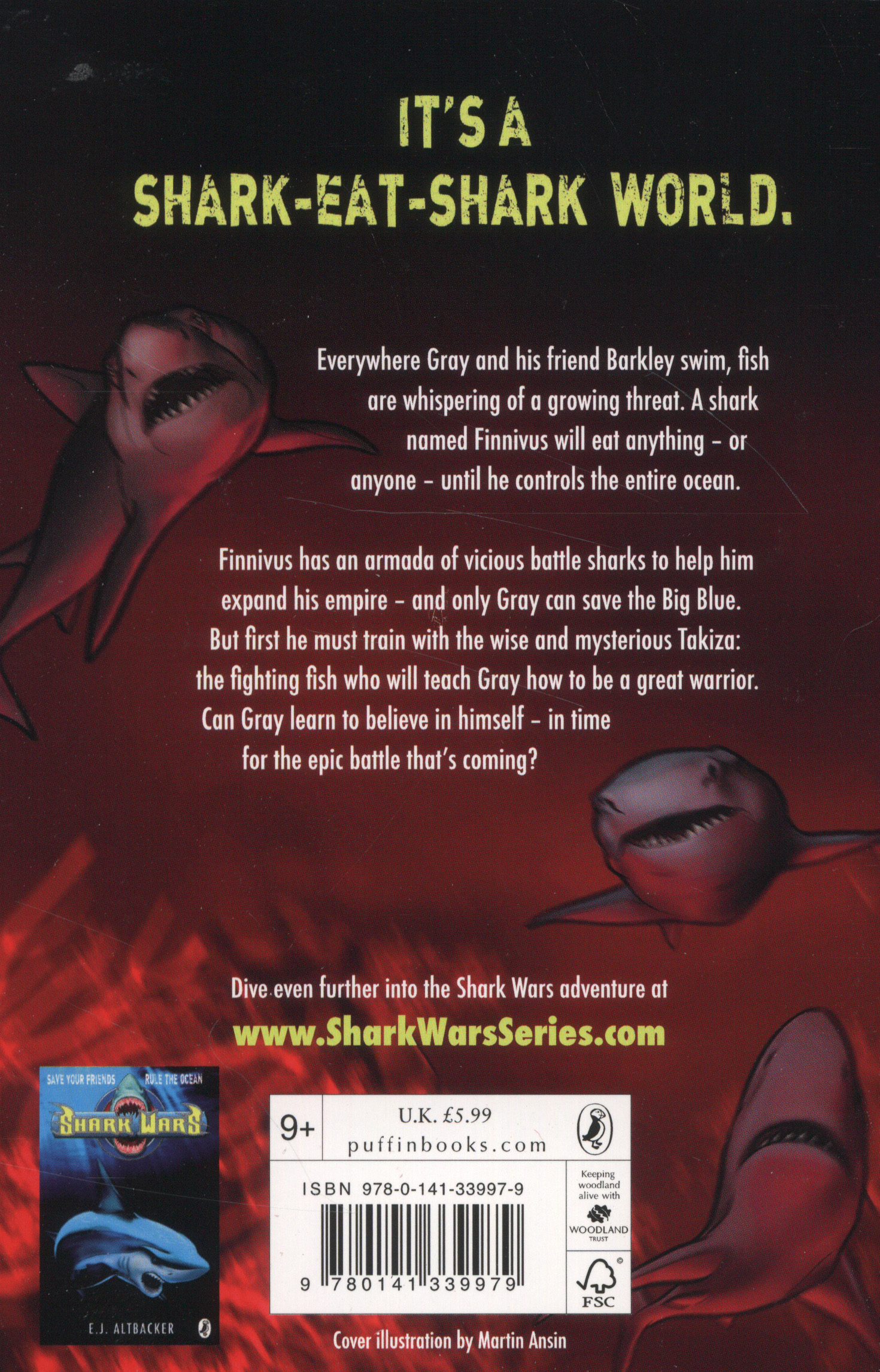 Shark Wars: The Battle of Riptide by Altbacker, E J (9780141339979 ...