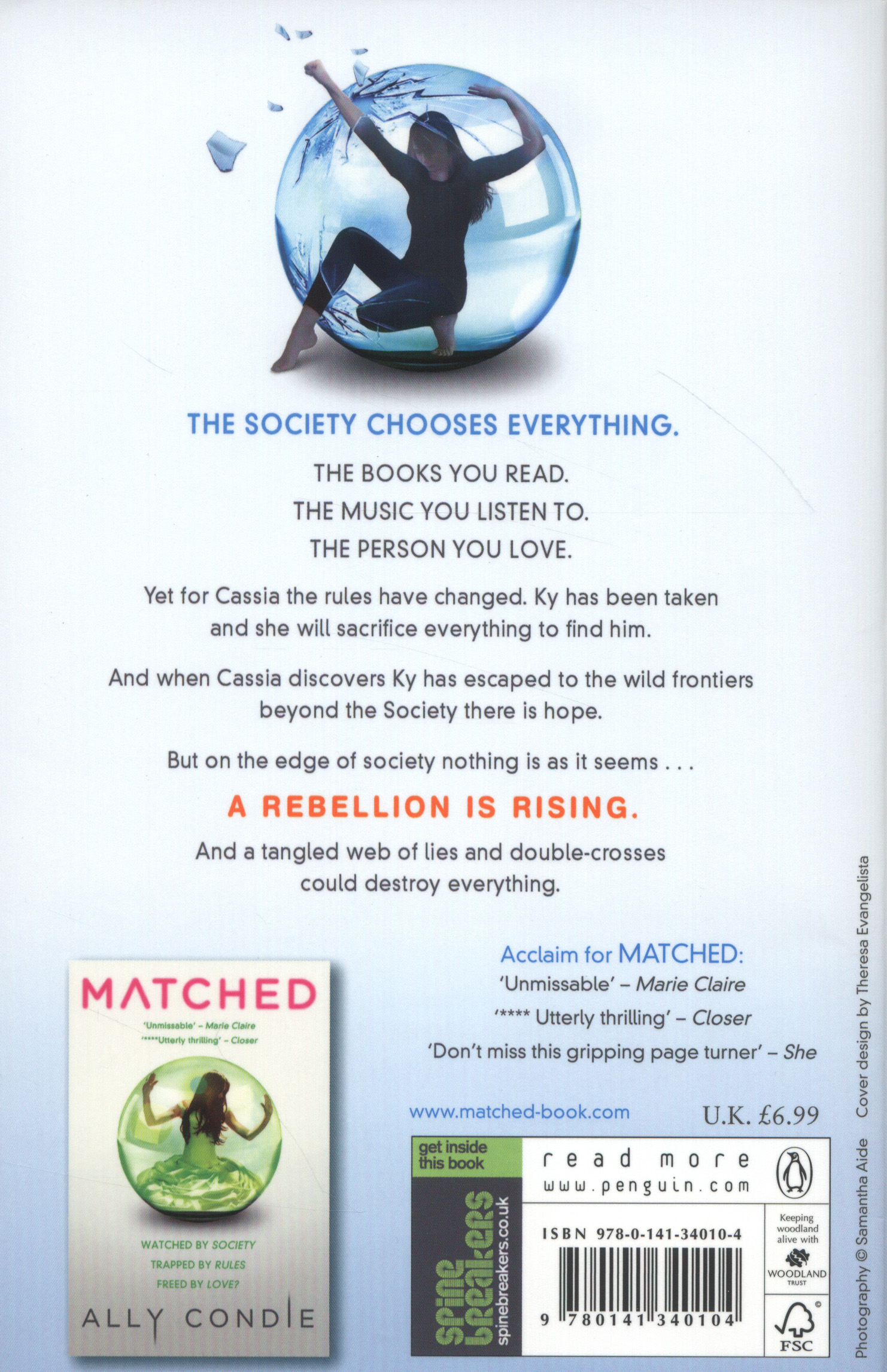 Crossed by Condie, Ally (9780141340104) | Browns Books