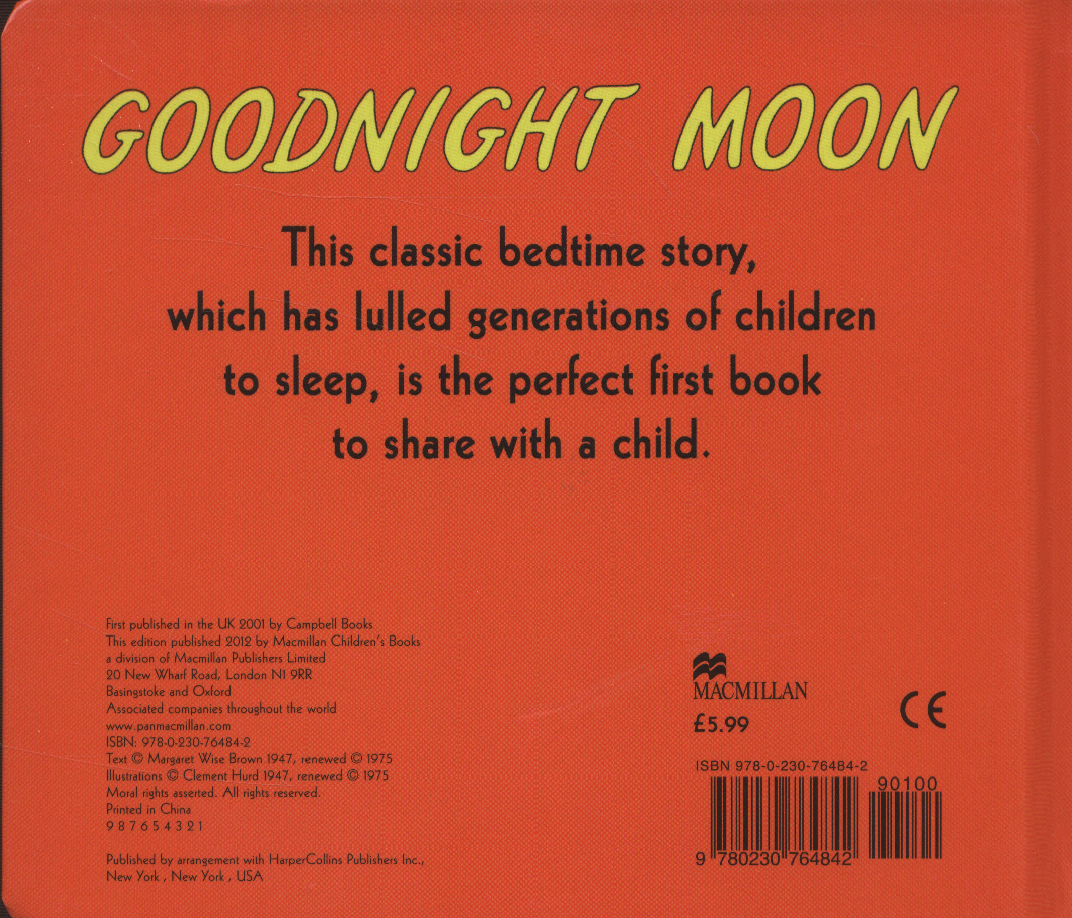 Goodnight moon by Wise Brown, Margaret (9780230764842) | BrownsBfS