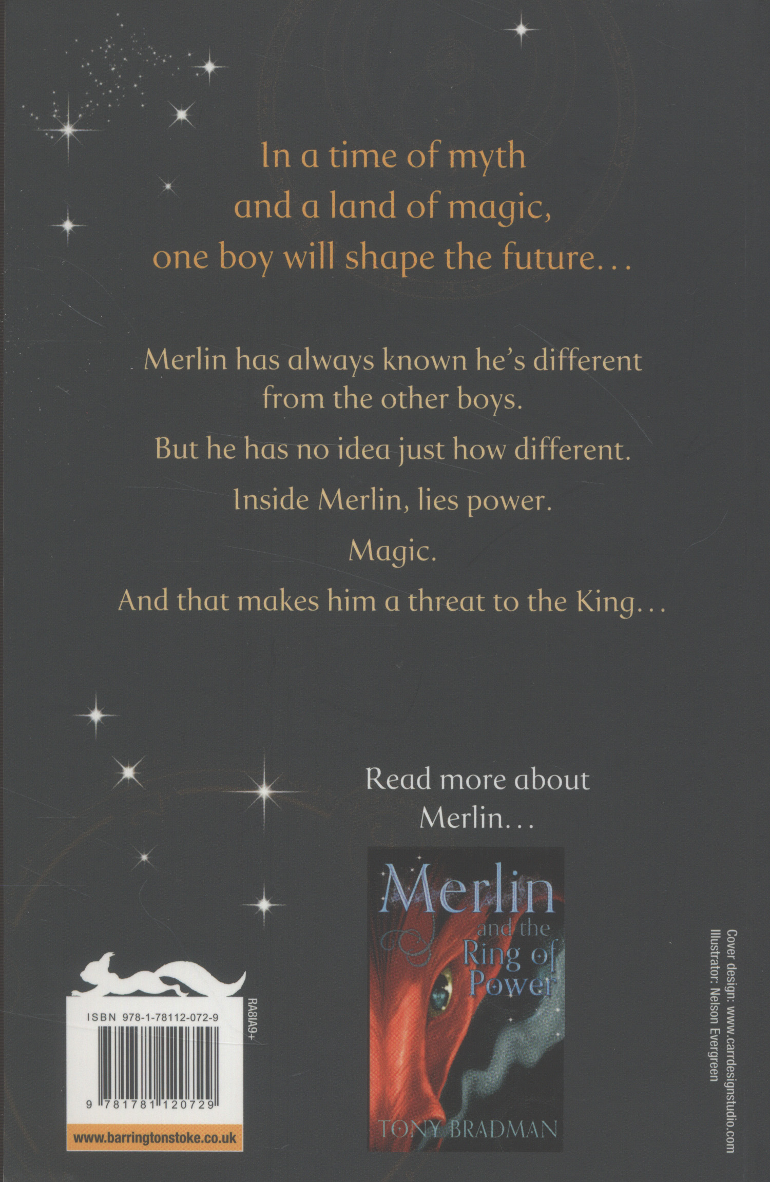 Young Merlin by Bradman, Tony (9781781120729) | BrownsBfS