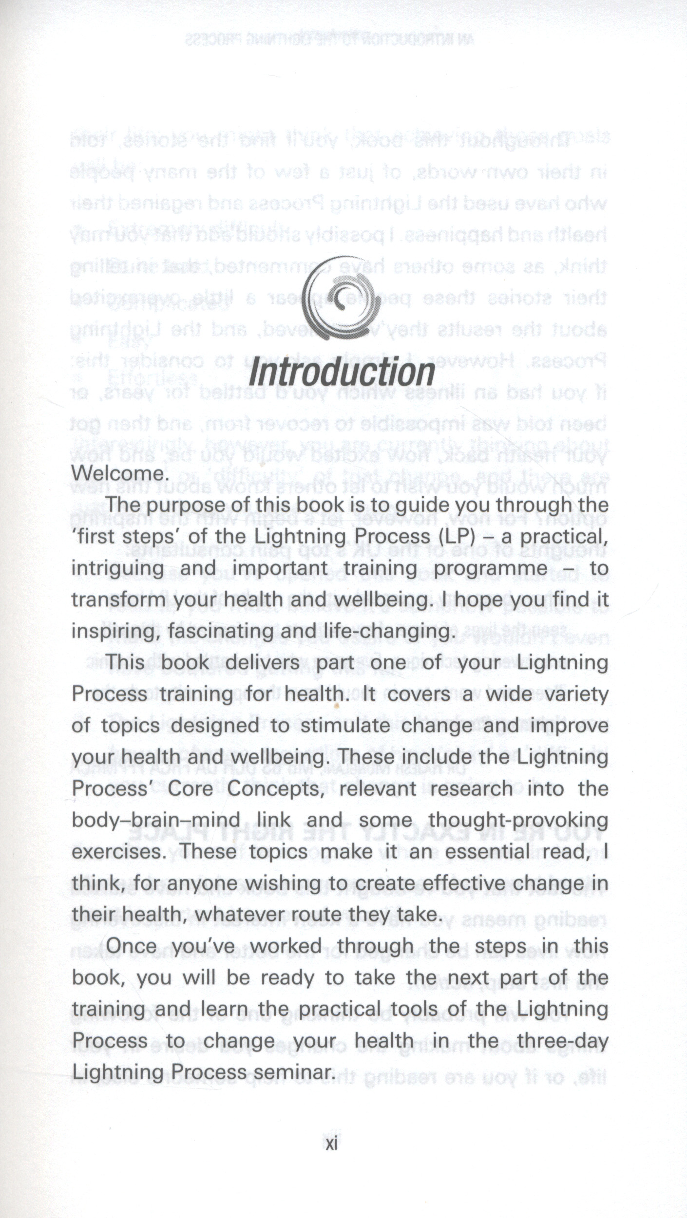 An introduction to the lightning process : the first steps to getting ...