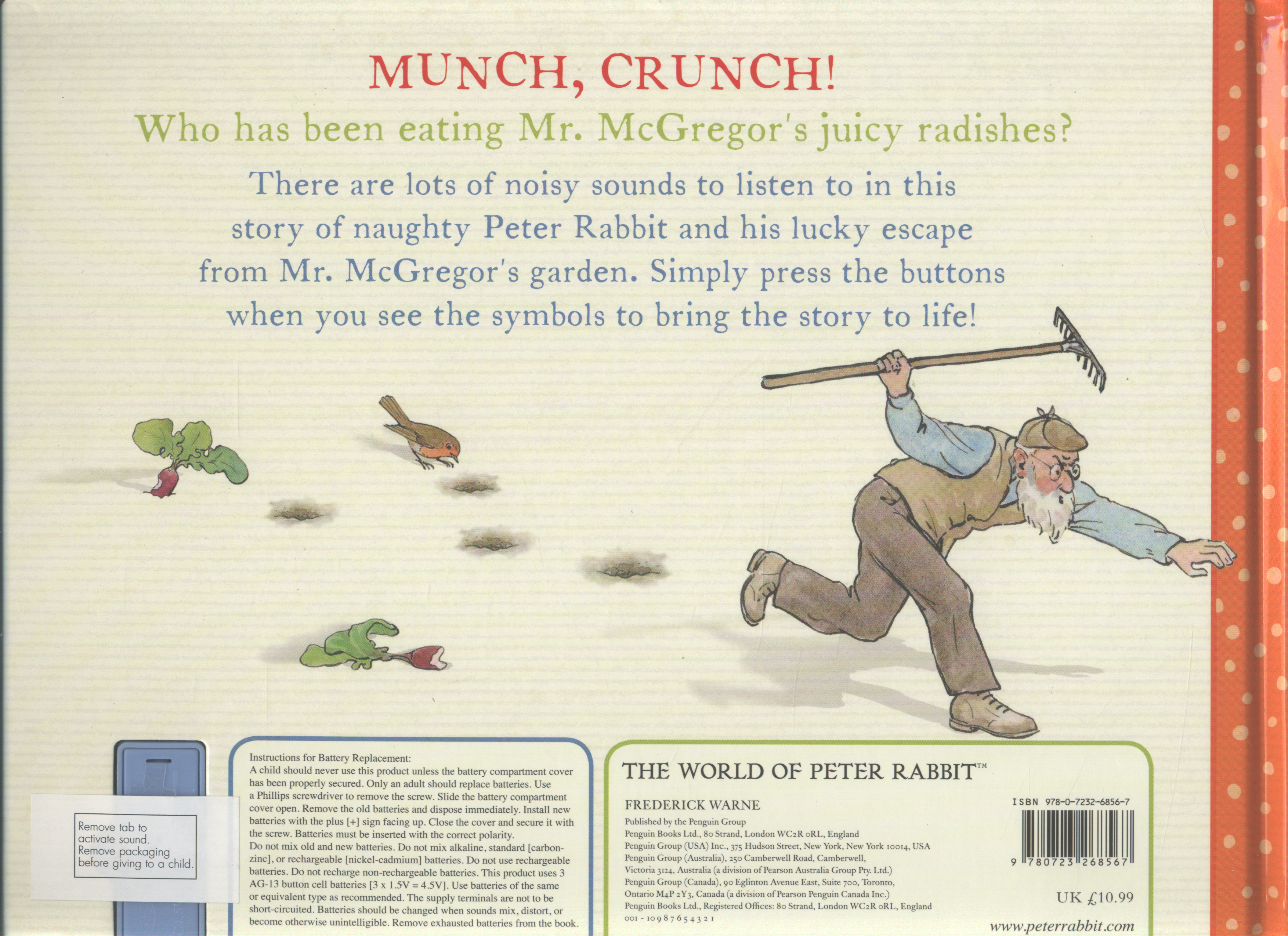 The Tale of Peter Rabbit A sound story book by Potter, Beatrix ...