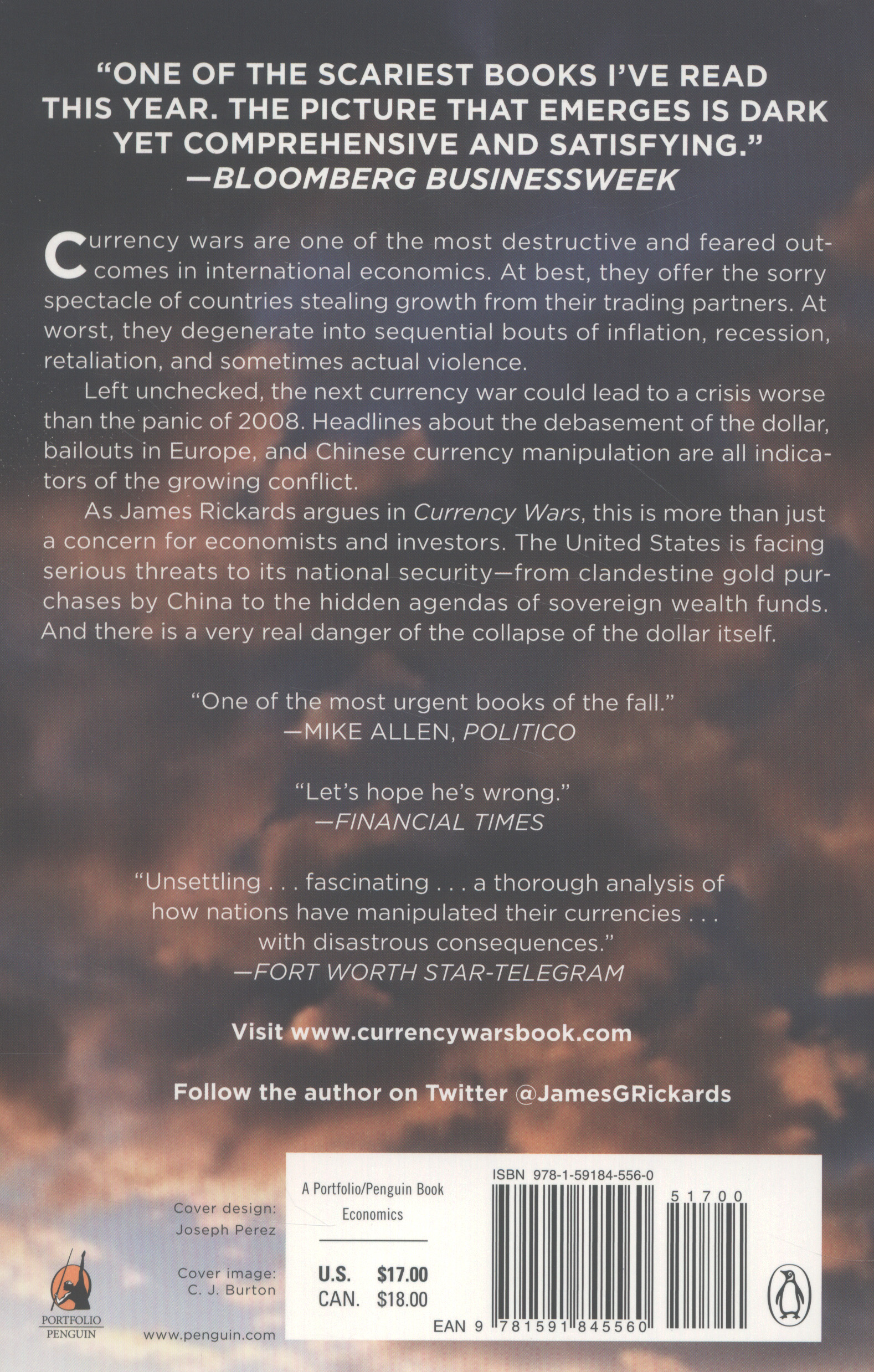 Currency Wars by RICKARDS, JAMES (9781591845560) | Browns Books