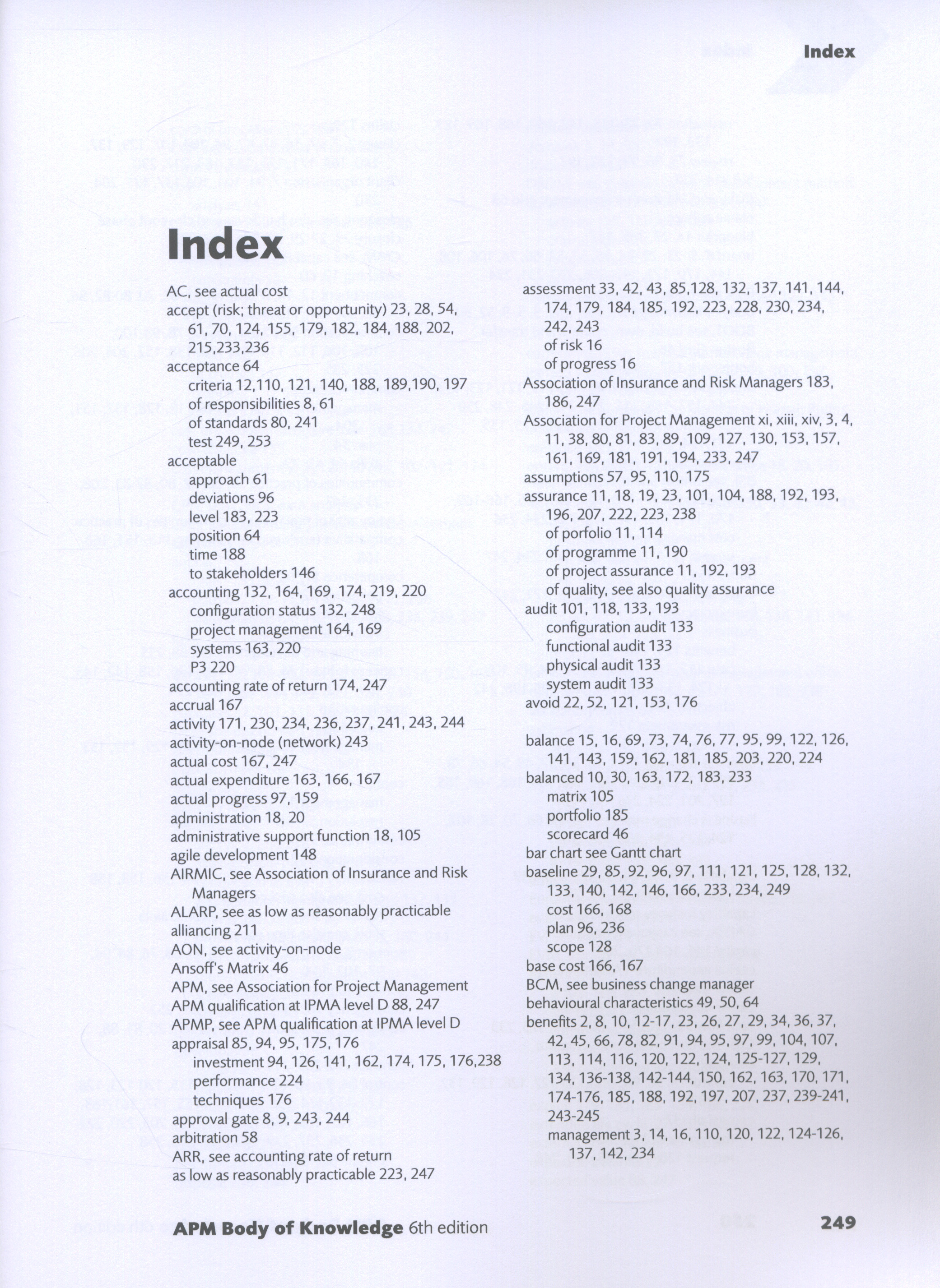 APM Body of Knowledge by Association for Project Management ...