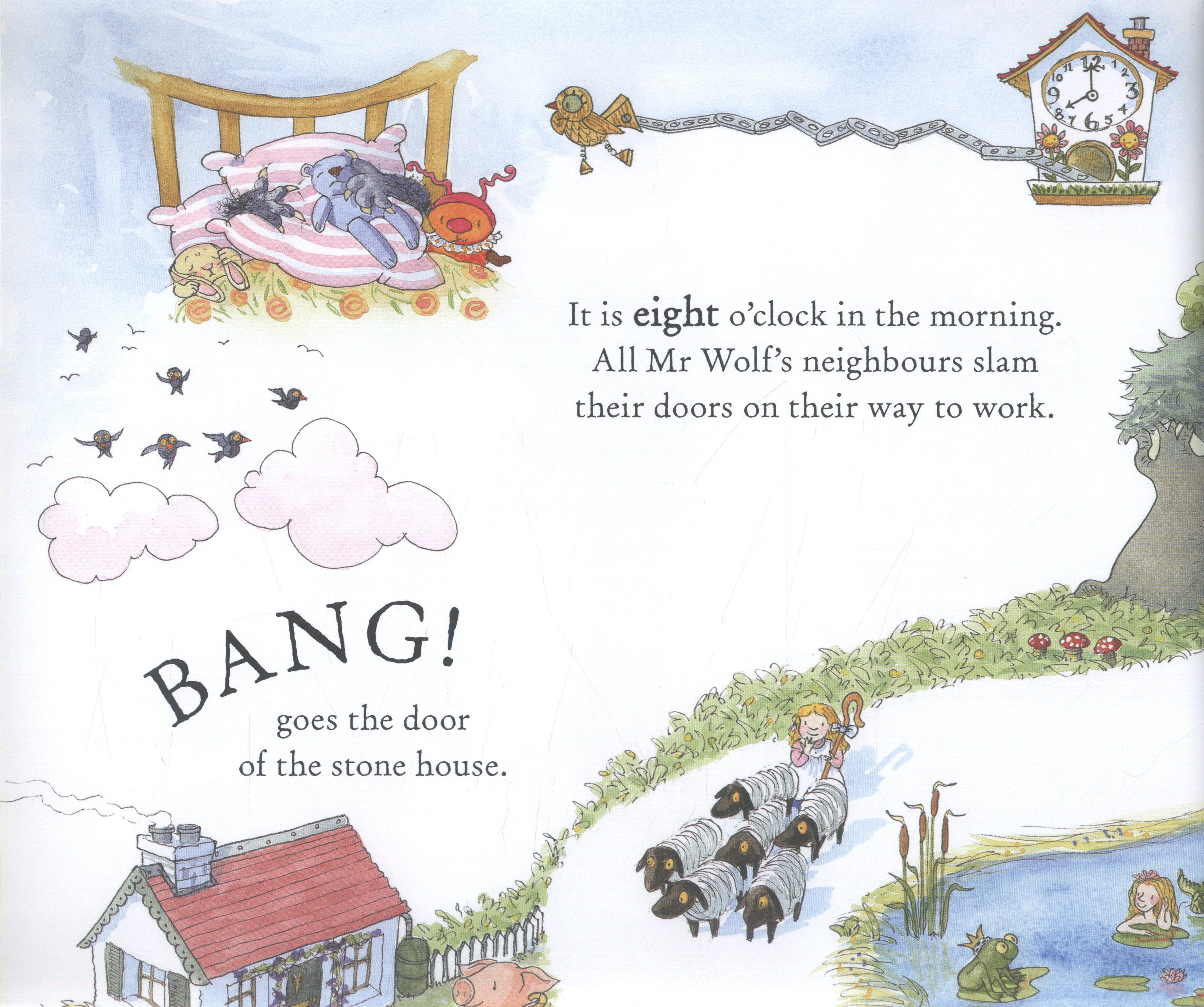 What's the Time, Mr Wolf? by Gliori, Debi (9781408819418) | Browns Books