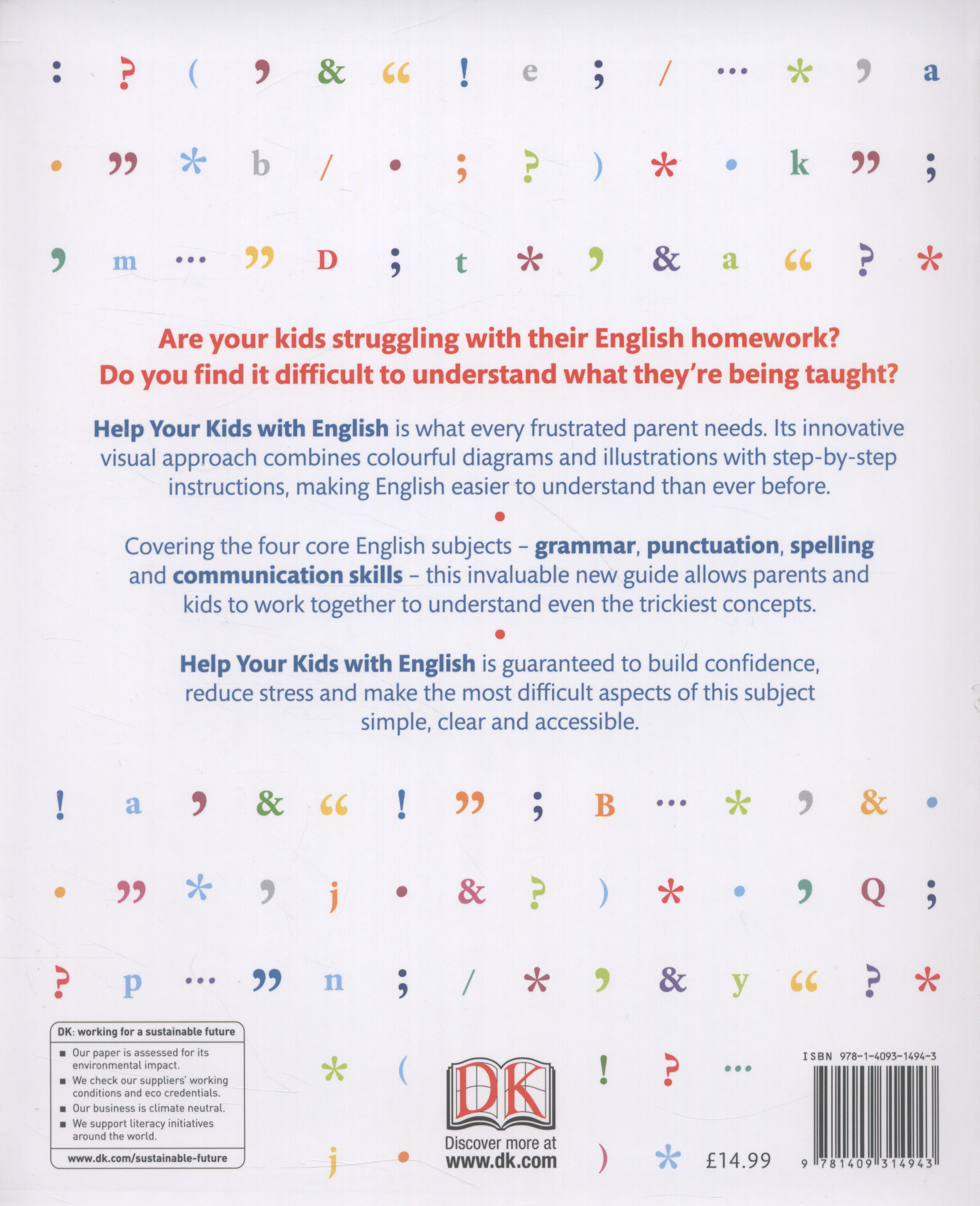 Help Your Kids with English, Ages 10-16 (Key Stages 3-4) by Vorderman ...