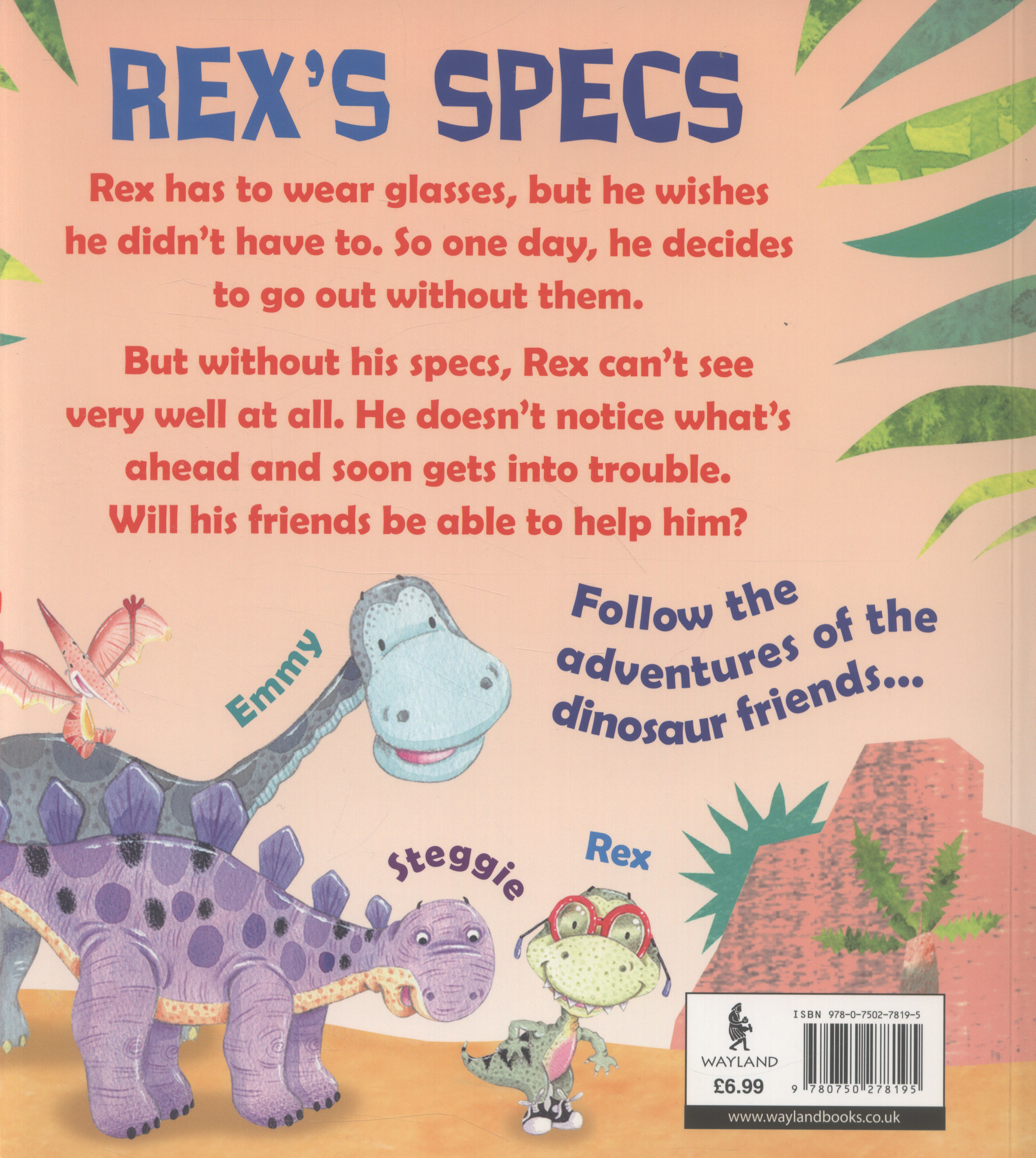 Dinosaur Friends: Rex's Specs by Hughes, Jack (9780750278195) | Browns ...